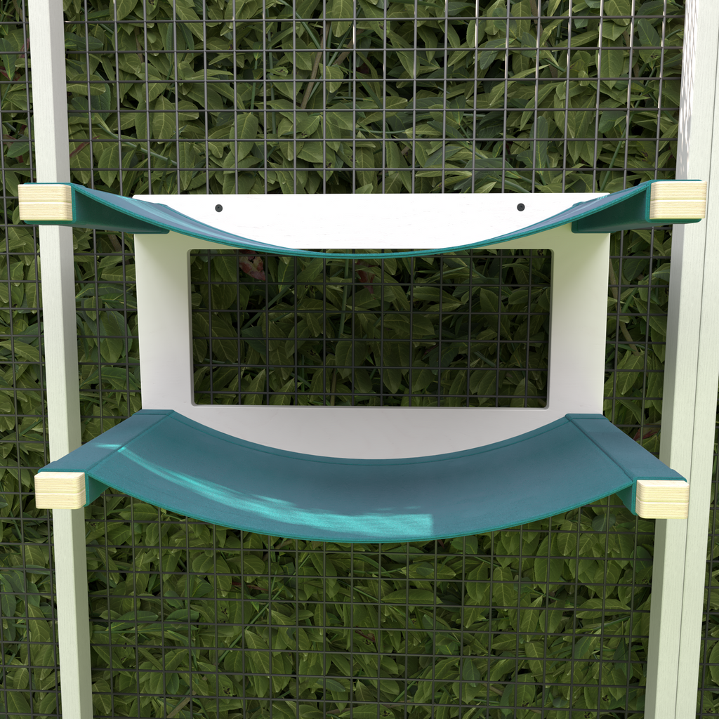Outdoor Cat Furniture - Catio Giant Twin Cot Hammock from Scratchy Things