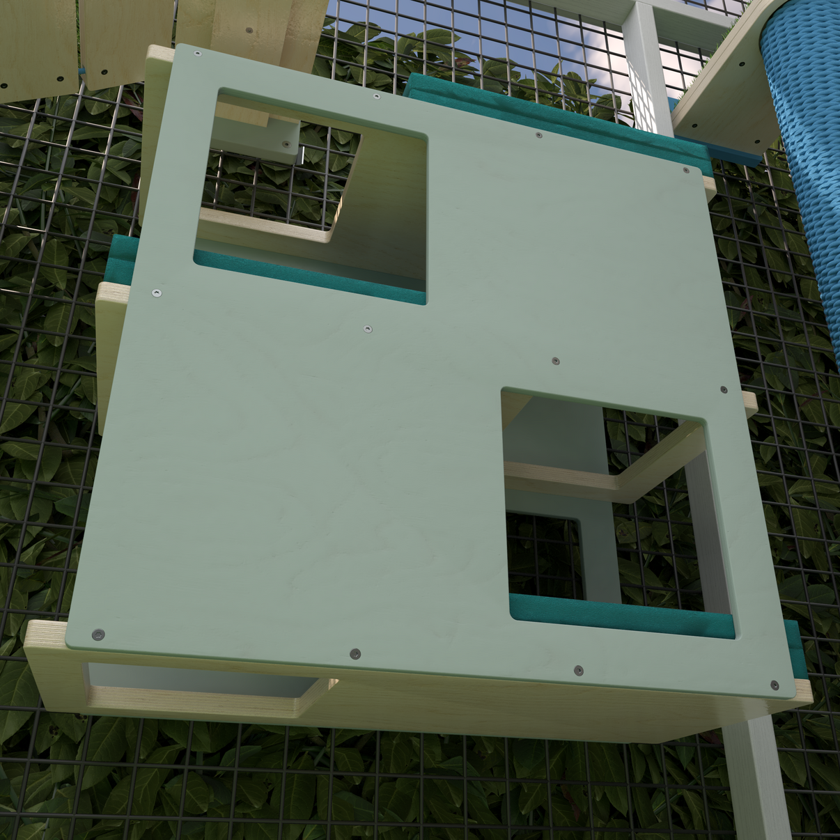 Outdoor Cat Furniture - Catio Loft from Scratchy Things